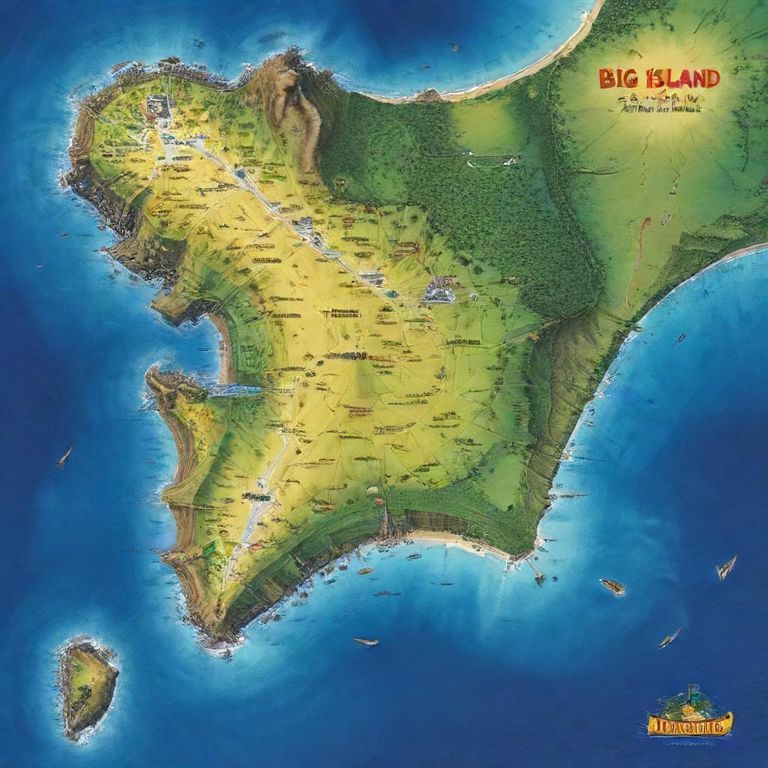 ACCESS MAP OF BIG ISLAND WITH ATTRACTIONS VIDEO ONLINE WITHOUT DELAYS ...